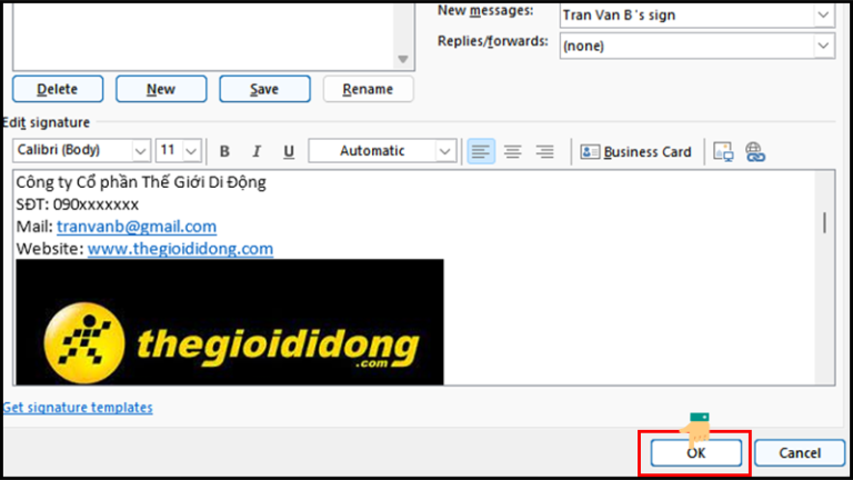 Cách tạo và thêm chữ ký email tùy chỉnh trong Outlook đơn giản nhất (phiên bản tiếng anh) – BNIX ...